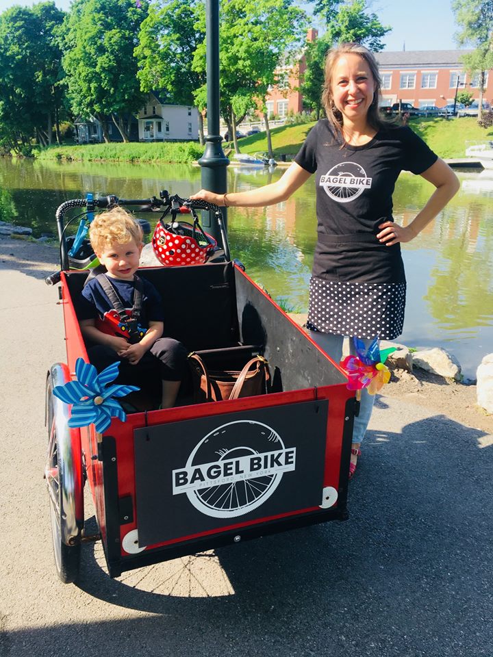 “The family with the big, red bike” now also delivering “the tastiest ...